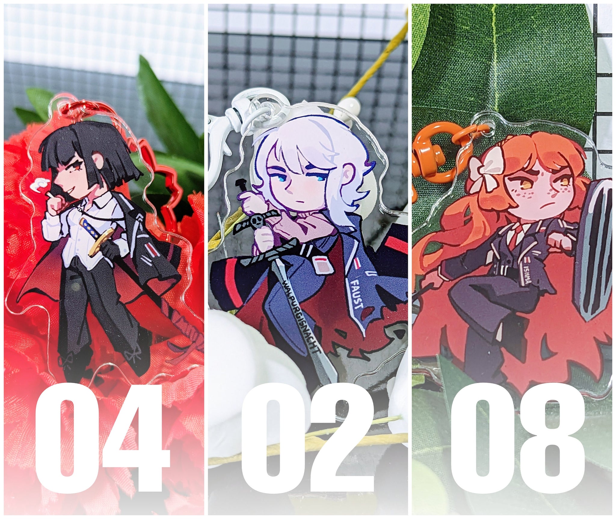 Acrylic Keychain - Sinners v1 (Limbus Company) – Chiko's Workshop